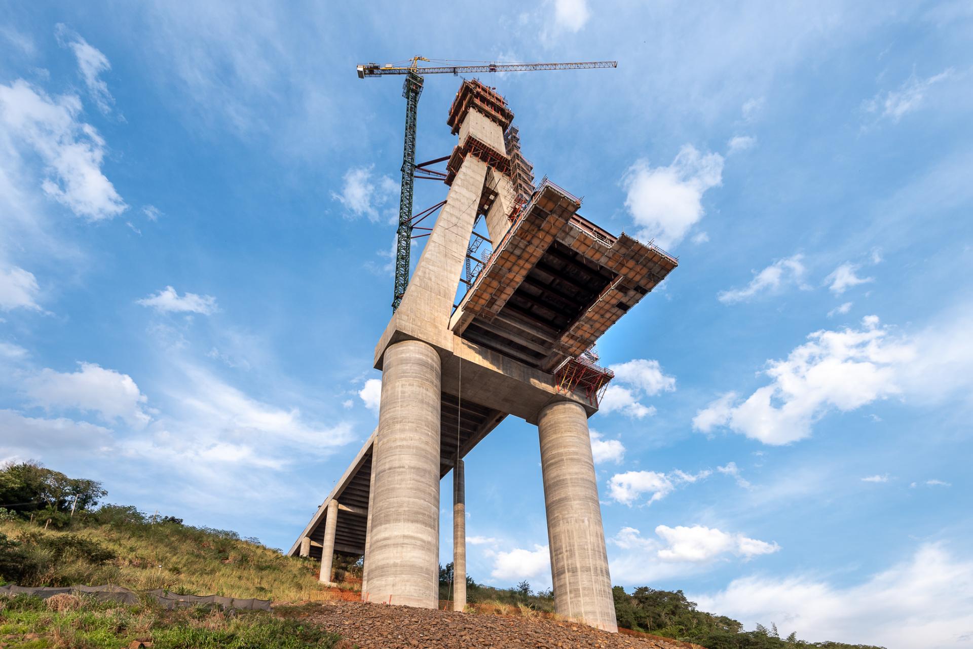 Obras da Ponte da Integração Brasil/Paraguai chegam a 64% de execução ... Obras da Ponte da Integração Brasil/Paraguai chegam a 64% de execução ...